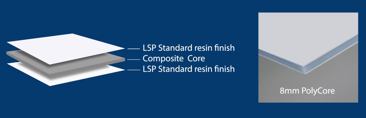 Gridlock Polymer Core Ceiling Panel - Life Science Products