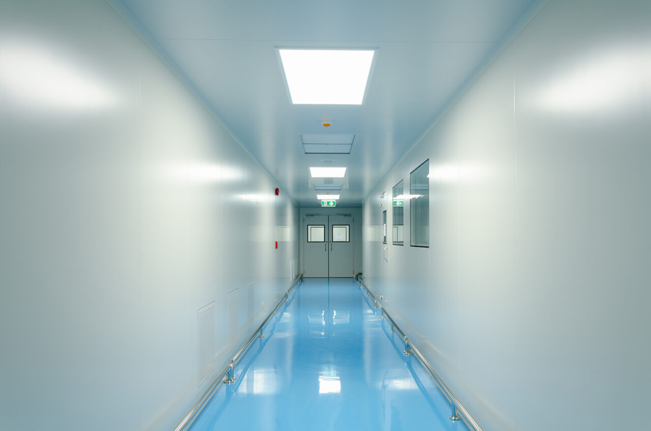 Sani-Tube Sani-Lever Floor and Wall Mounted Rail - Life Science Products